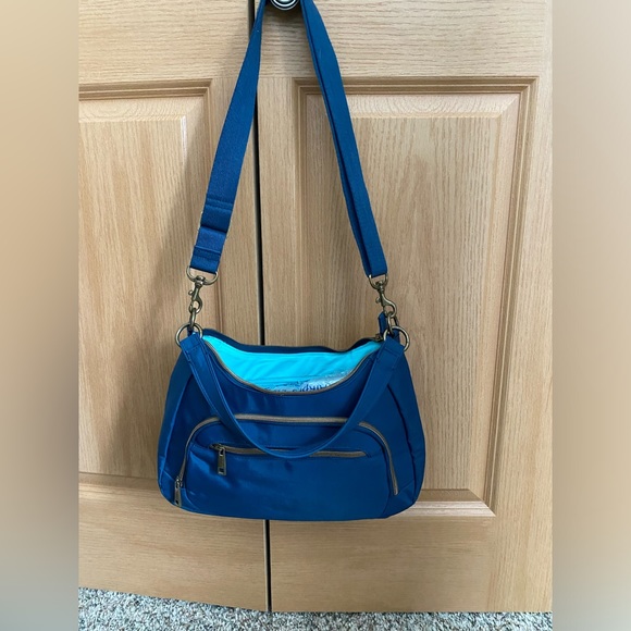 Travelon | Bags | Travelon Purse Blue | Poshmark